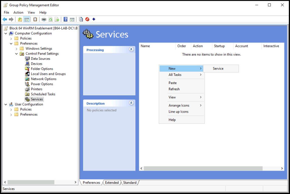 How to enable WinRM with GPO